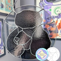 Boxer Stained Glass Pattern Design Digital Download PNG PDF Dog Dogs ...