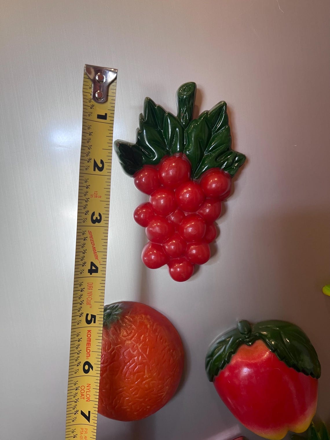 1970s Fruit/veg Refrigerator Magnets Set of Vintage Fridge Magnets ...