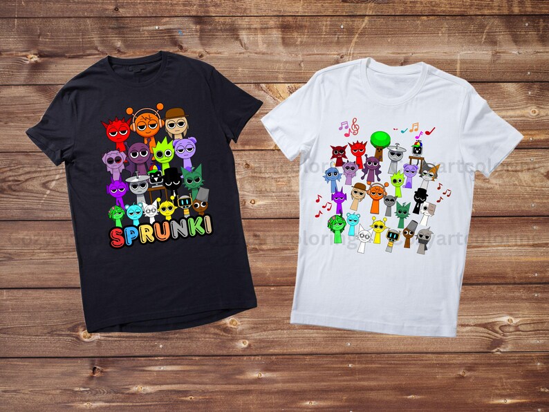 Sprunki 4 High Resolution Design PNG| Digital Design PNG File ...