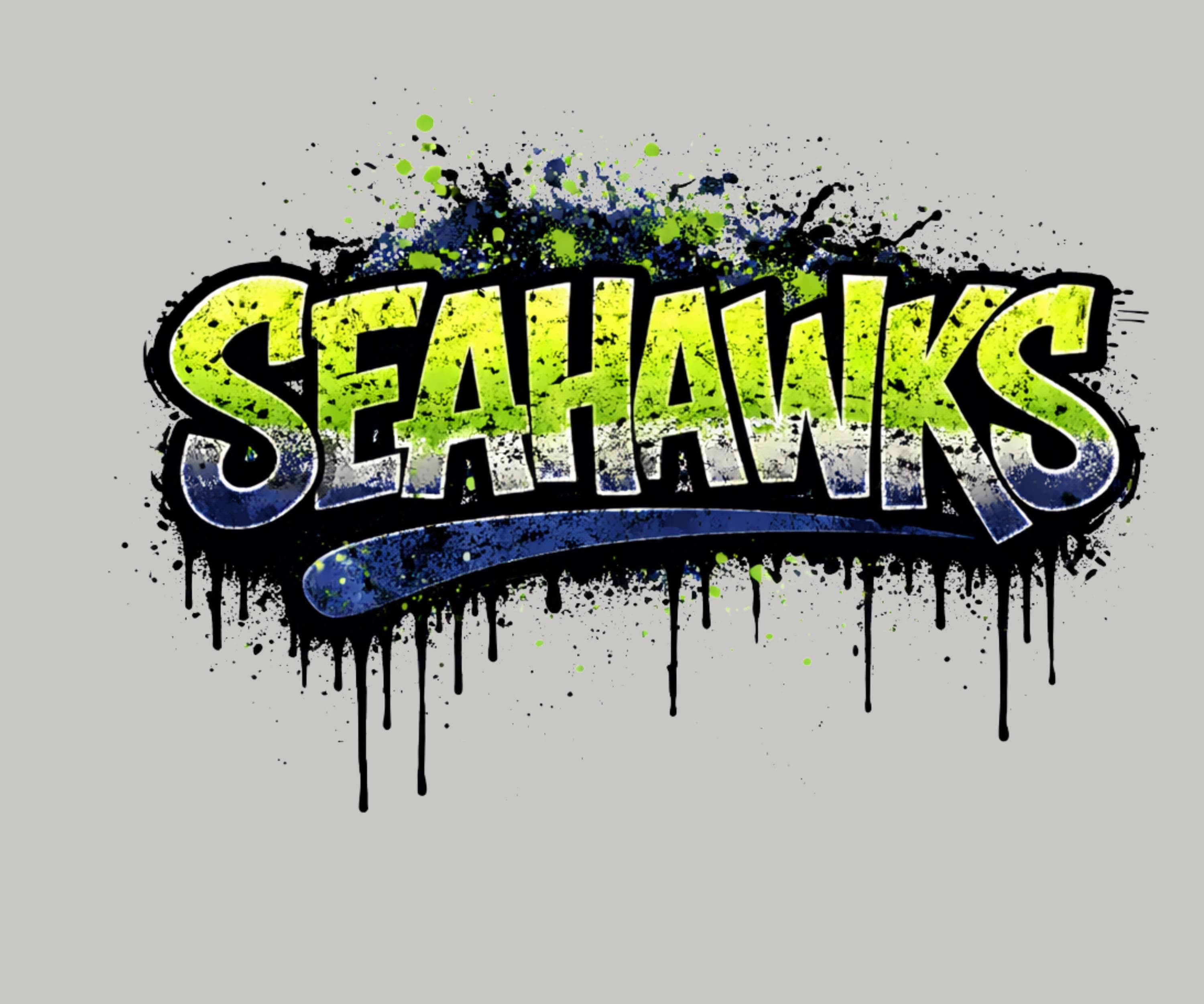 Seattle Seahawks Digital Art Bundle DTF PNG Download - Etsy