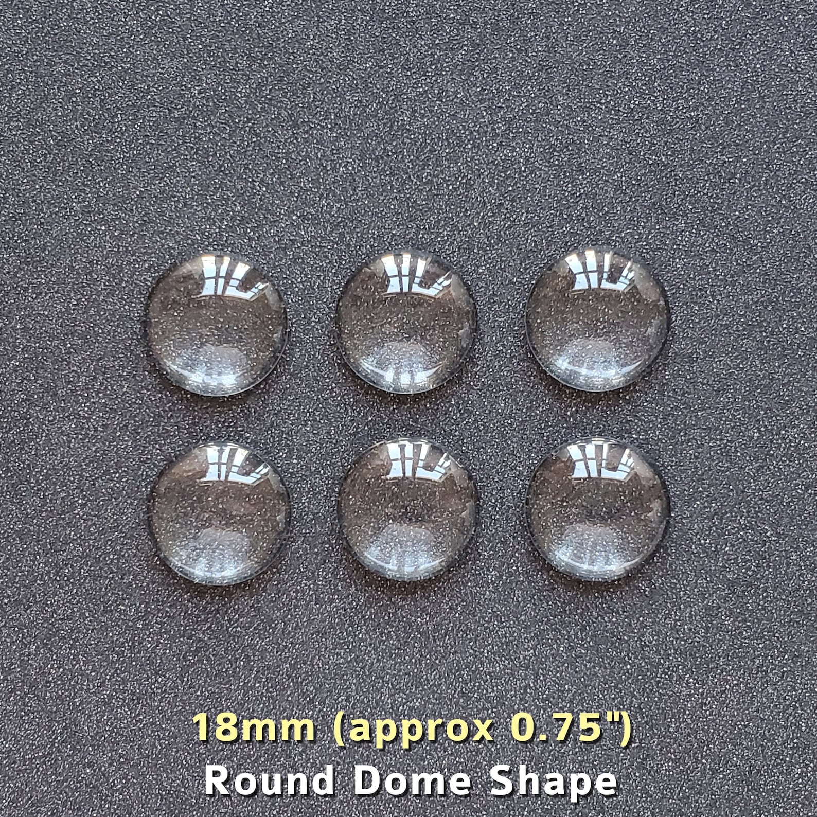 3D MOLD - 18mm Round Dome Circle Silicone Mold - Approx 0.75 Inch - for ...