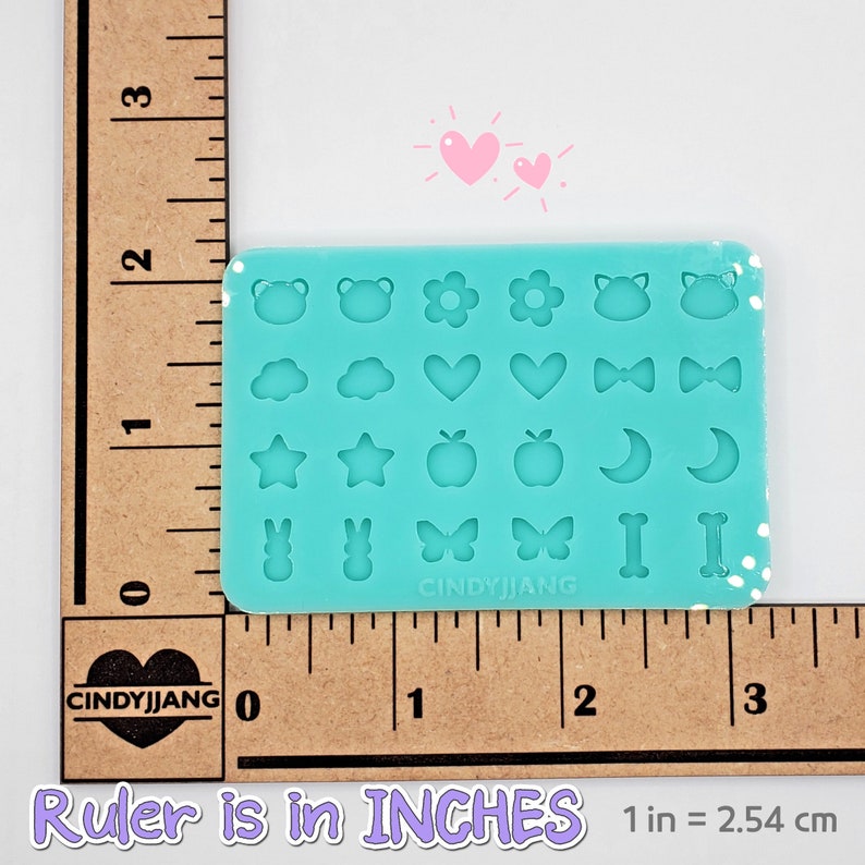 Itty Bitty Shaker Bits 1 Flat Mold Shiny Silicone Mold for | Etsy