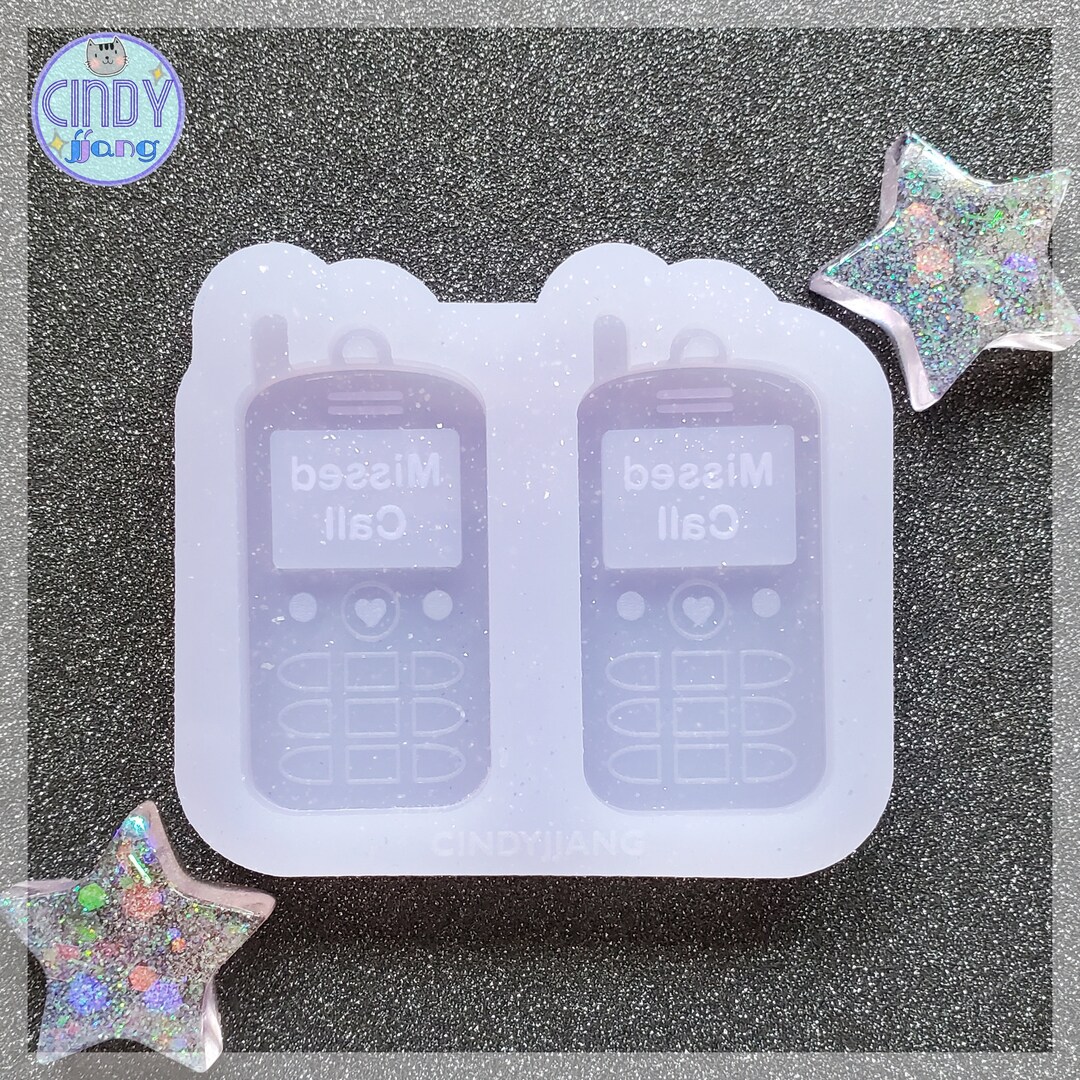 Retro 'missed Call' Phone Mold | Y2K Cell Phone Earring, Pendant, Charm ...
