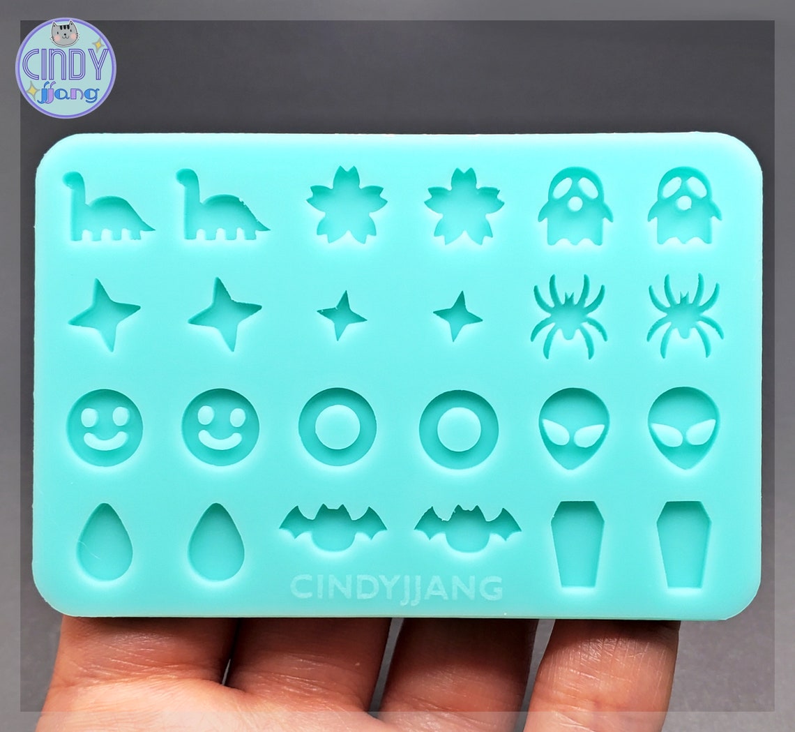 Itty Bitty Shaker Bits 2 Flat Mold Shiny Silicone Mold for | Etsy