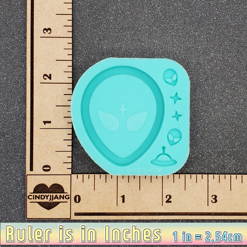 Alien Shaker With Bits Mold Shiny Silicone Mold for Resin - Etsy