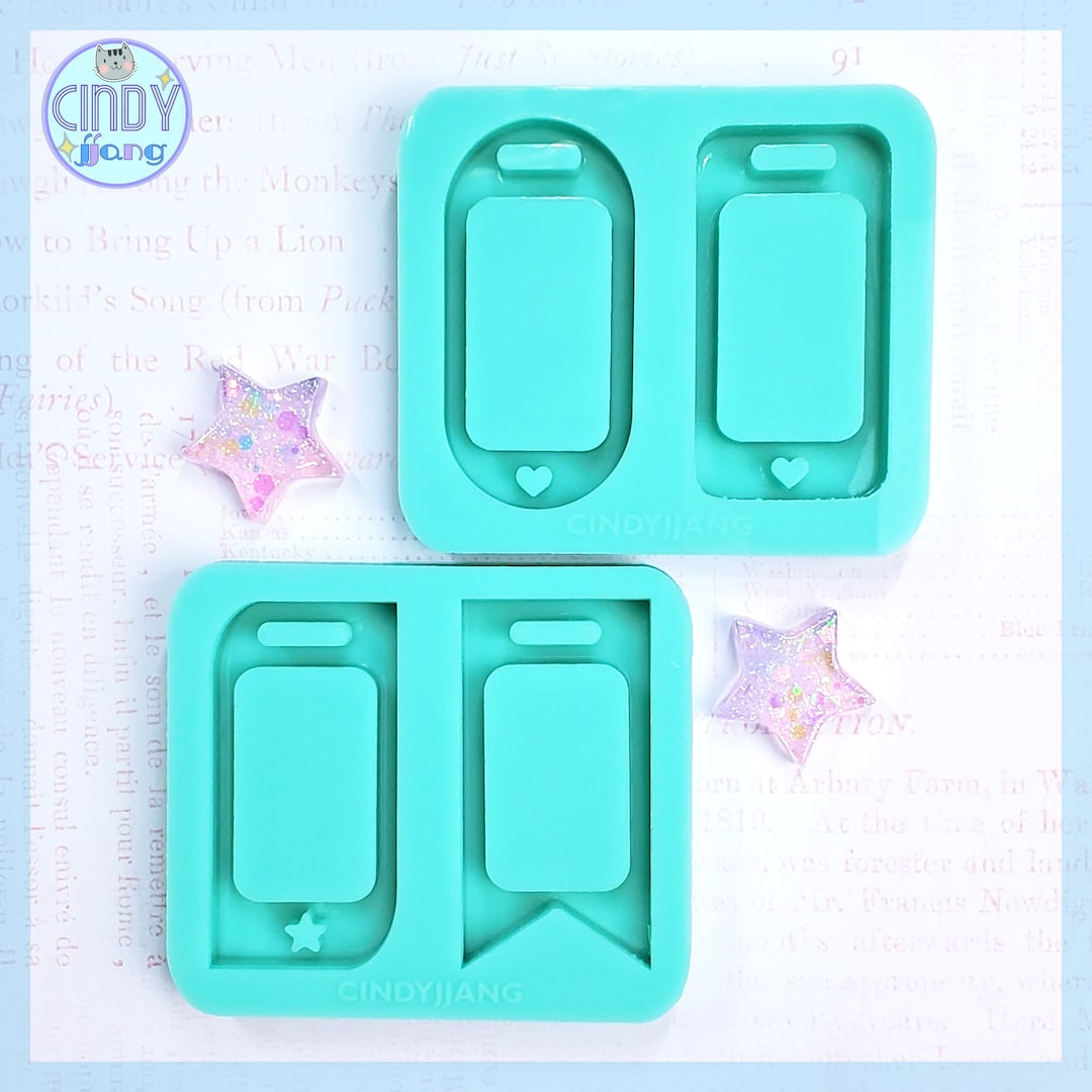 Name Tag Shaker Mold | Key Tag Two Types Keychain | Shiny Silicone Mold ...