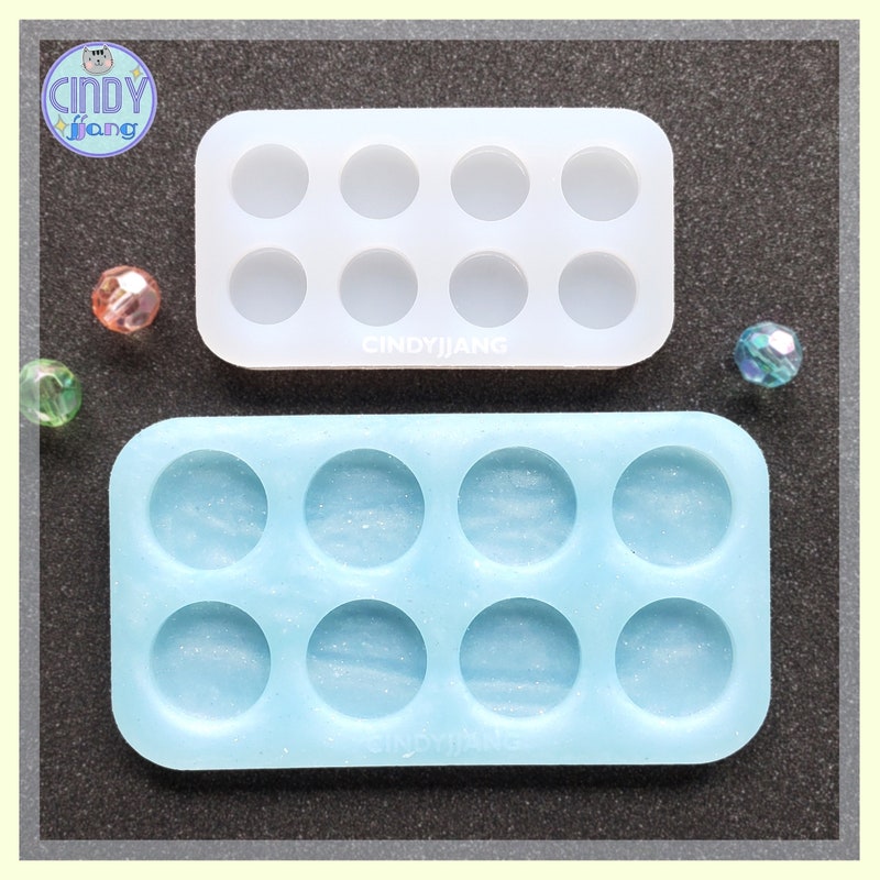 1 Round Uv Resin Mold - Etsy