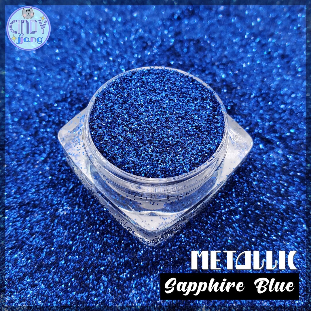 Metallic Glitter • SAPPHIRE BLUE - Extra Fine / Ultra Fine Glitter ...