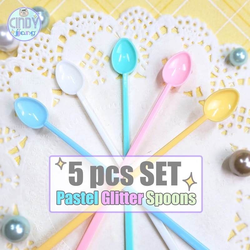 Glitter Spoons - Etsy