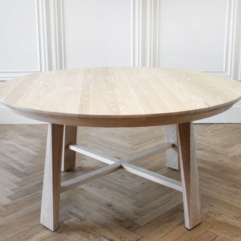 White Oak Dining Table - Etsy