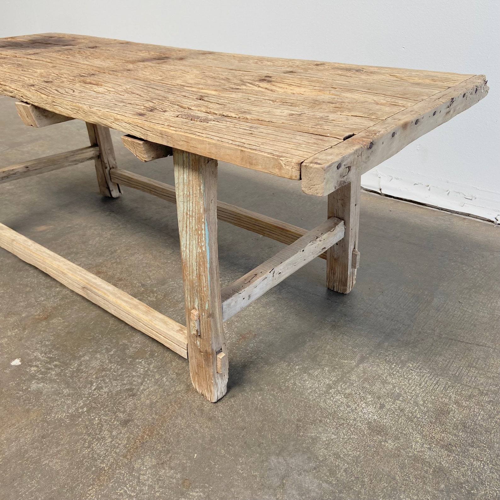 Elm Wood Wide Seat Bench or Coffee Table - Etsy