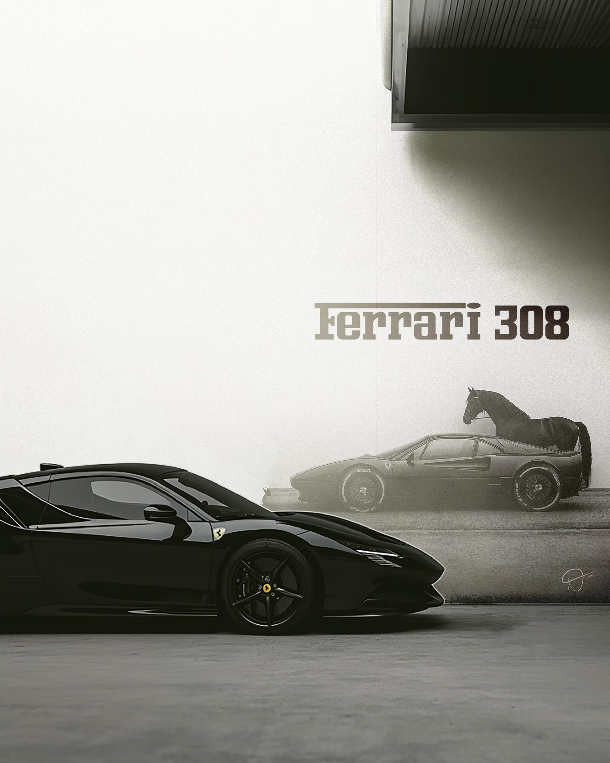 Ferrari, Black Horse, Legendary Ferrari, Classic Ferrari, Luxury Car ...