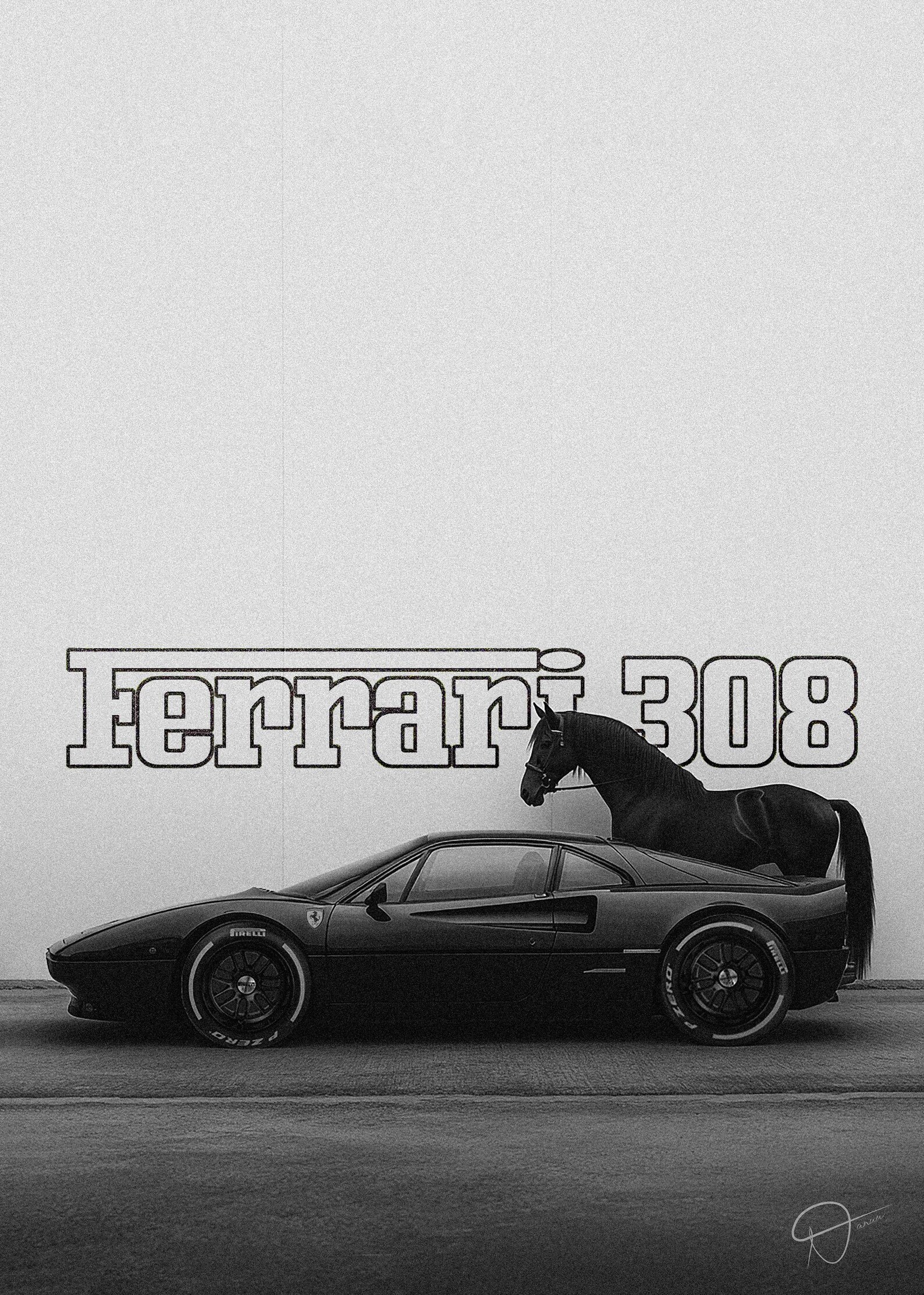 Ferrari, Black Horse, Legendary Ferrari, Classic Ferrari, Luxury Car ...