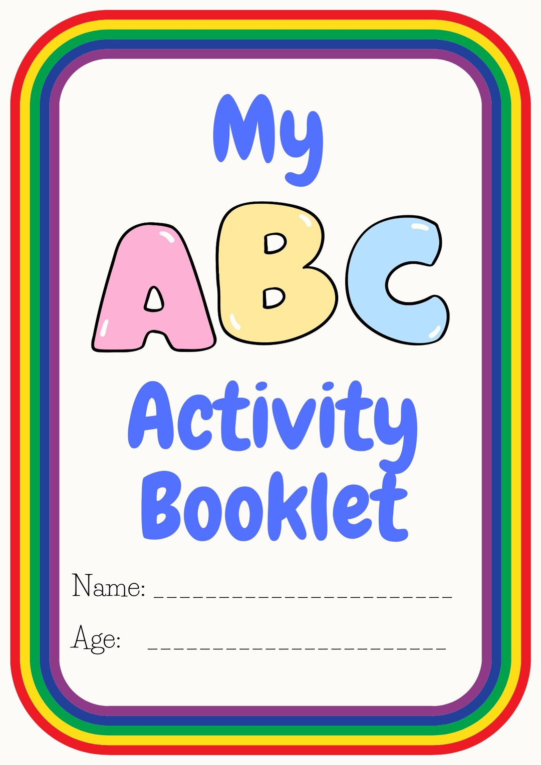 Mi libro de actividades del abecedario para preescolares: perfecto para ...