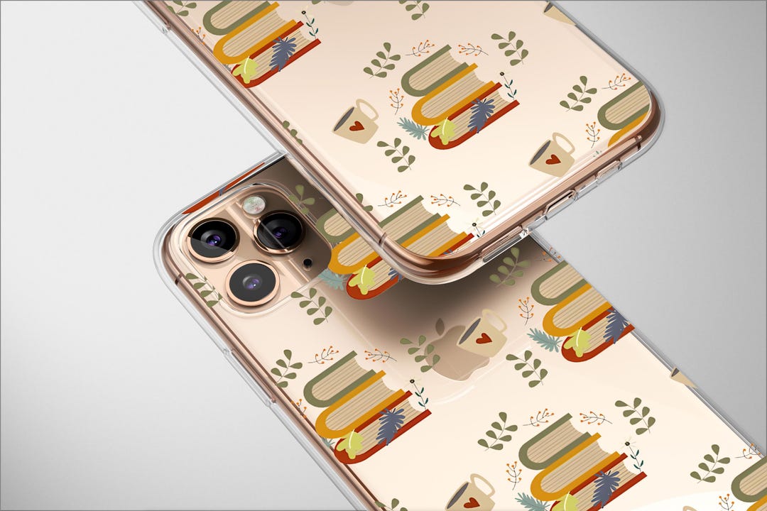 Clear Cozy Book Nook Case Aesthetic Phone Cover for iPhone 16 Pro Max ...