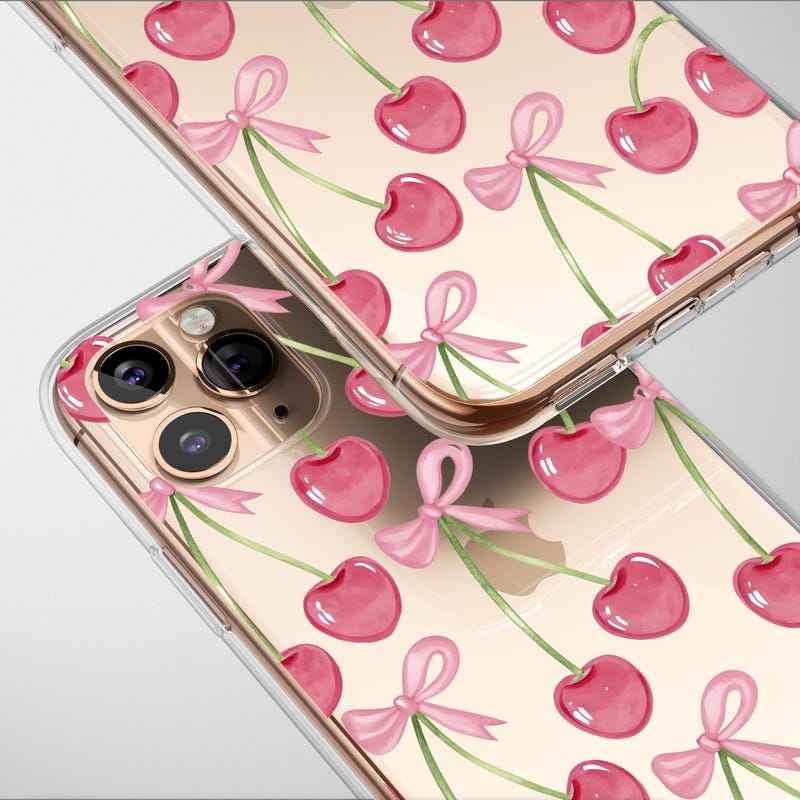 Cherry Charm iPhone Case - Etsy