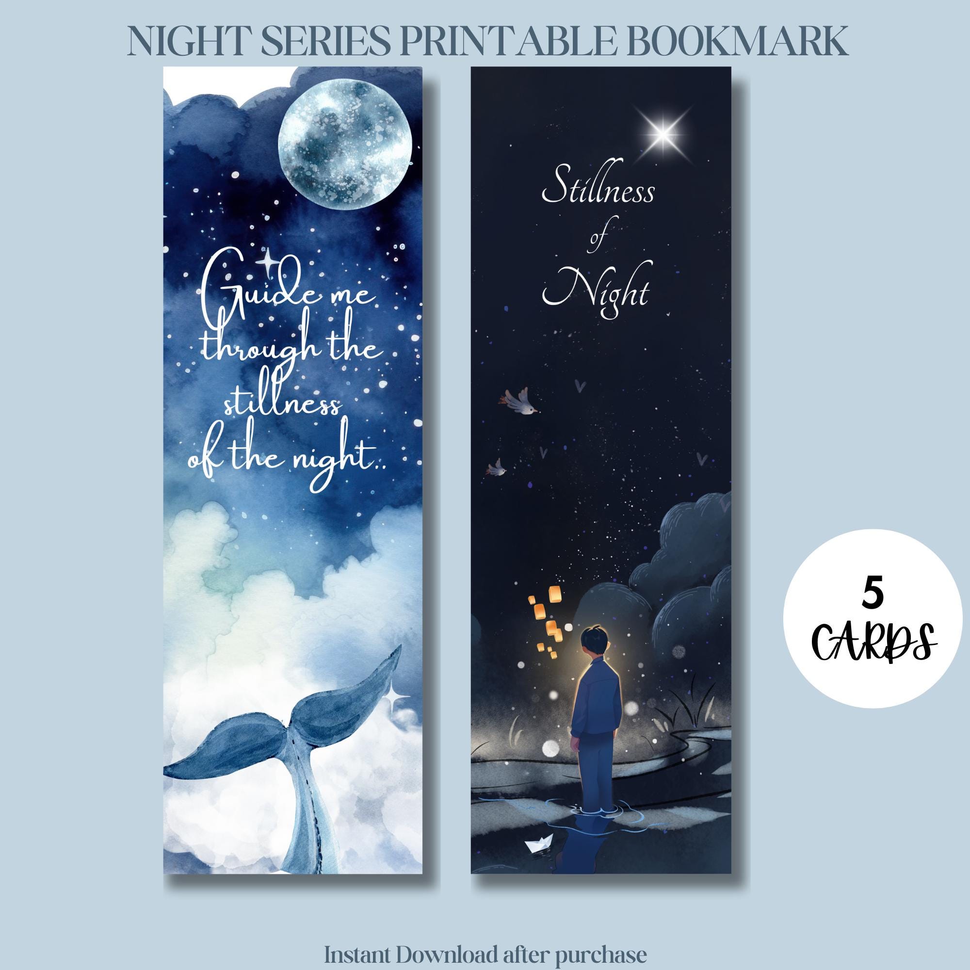 Galaxy Bookmarks Printable Set | Celestial Space Theme Bookmarks ...