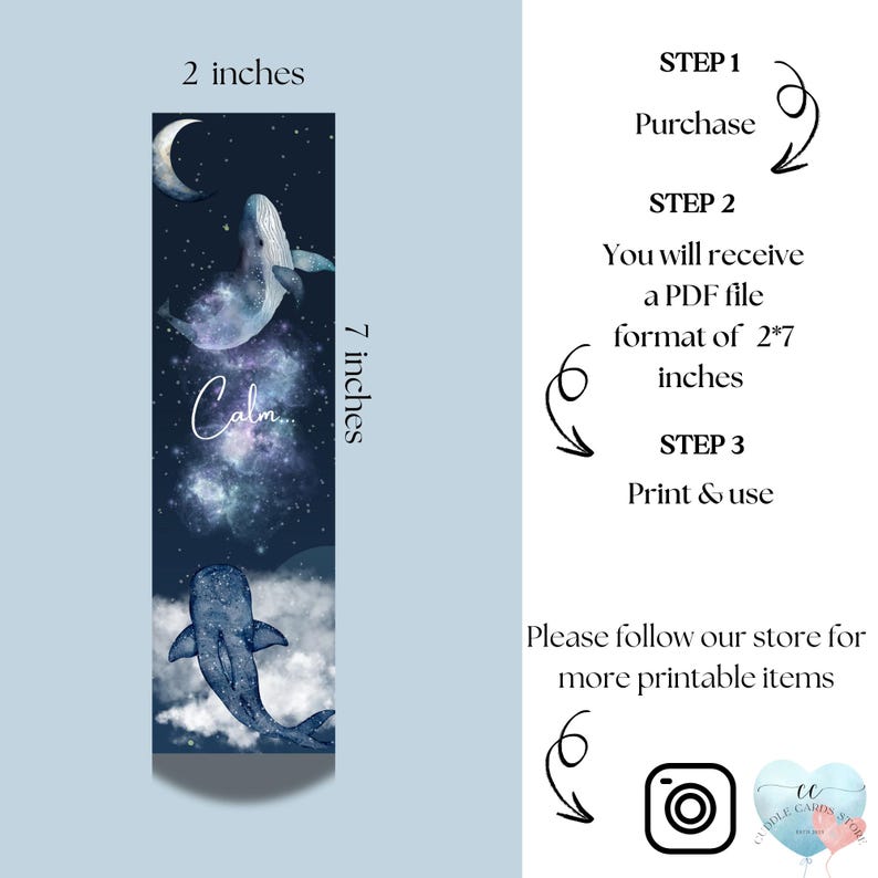 Galaxy Bookmarks Printable Set | Celestial Space Theme Bookmarks ...