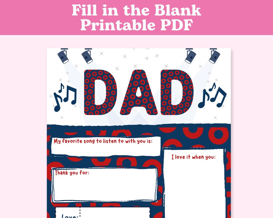 Phish Valentine's Day Fill in the Blank for Family, Dad, Mom, Teacher ...