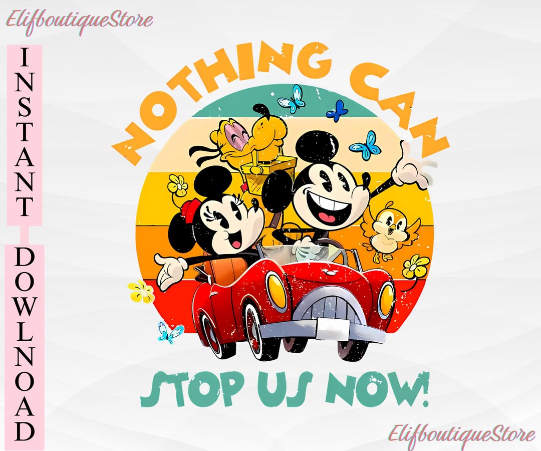 Mickey's Runaway Railway SVG PNG: Retro Cartoon (digital Download) - Etsy