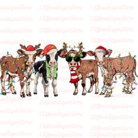 Hiland Cow Grinch Png Only - Etsy