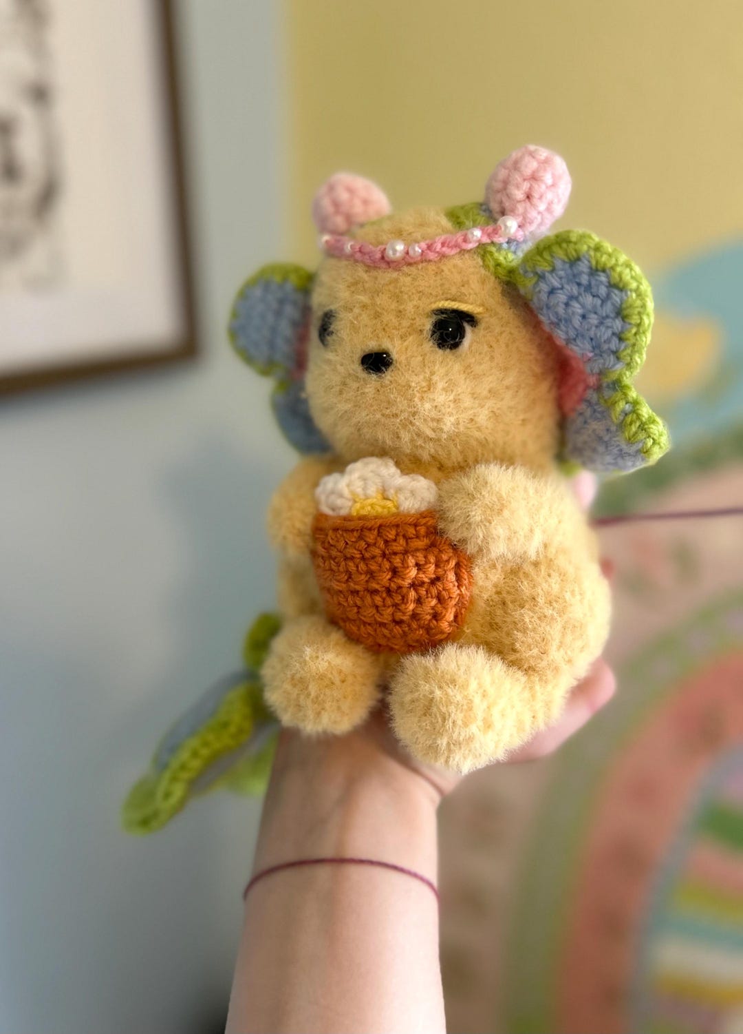 Handmade Crochet Flower Critter Plushie - Crochet Stuffed Animal - Etsy