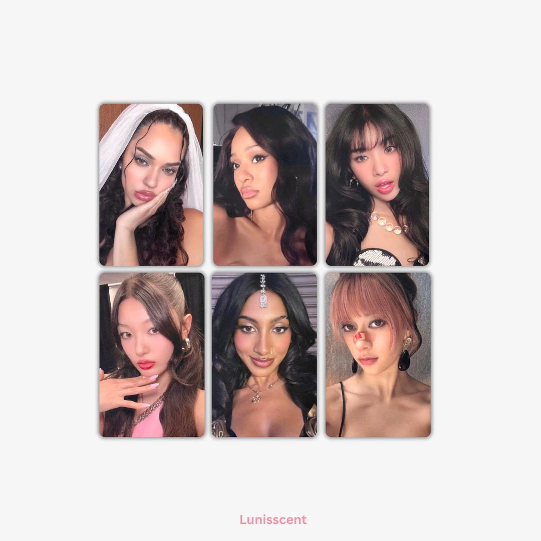 Katseye Beautiful Chaos Photocards / Kpop Double Sided Lomo Cards / High Quality / Megan ...