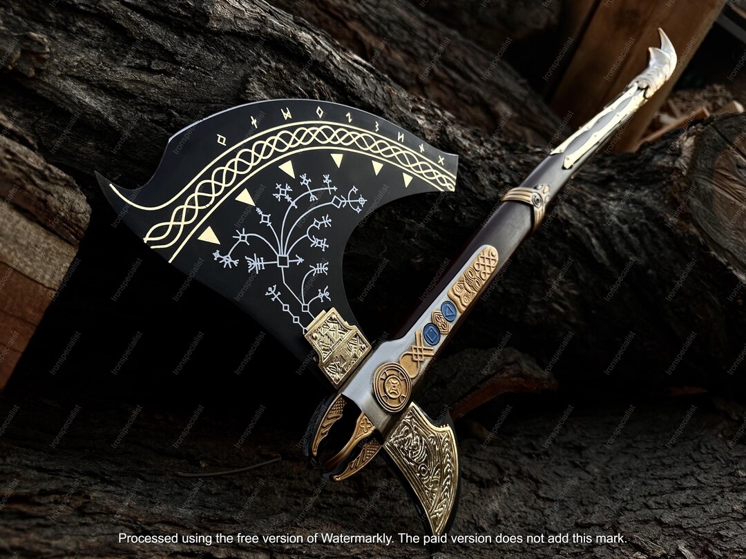 New Gift Edition God of War - Kratos Leviathan Axe, Scandinavian Axe ...