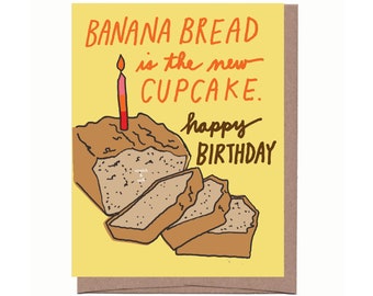 Birthday Bread Card - Etsy