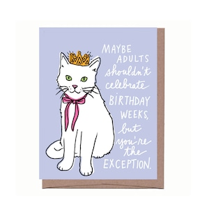 Birthday Week Card - Etsy