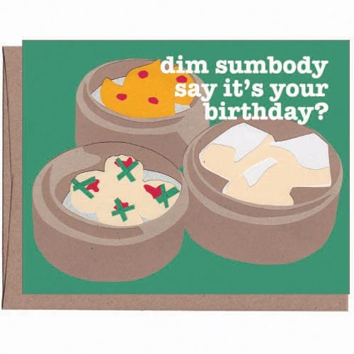 Dim Sum Birthday Card - Etsy