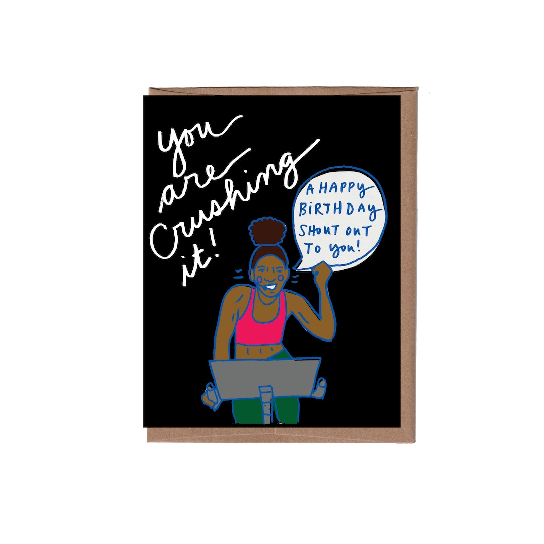 Shout Out Birthday Card - Etsy