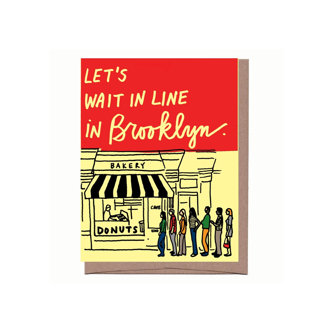 Brooklyn Line Card - Etsy