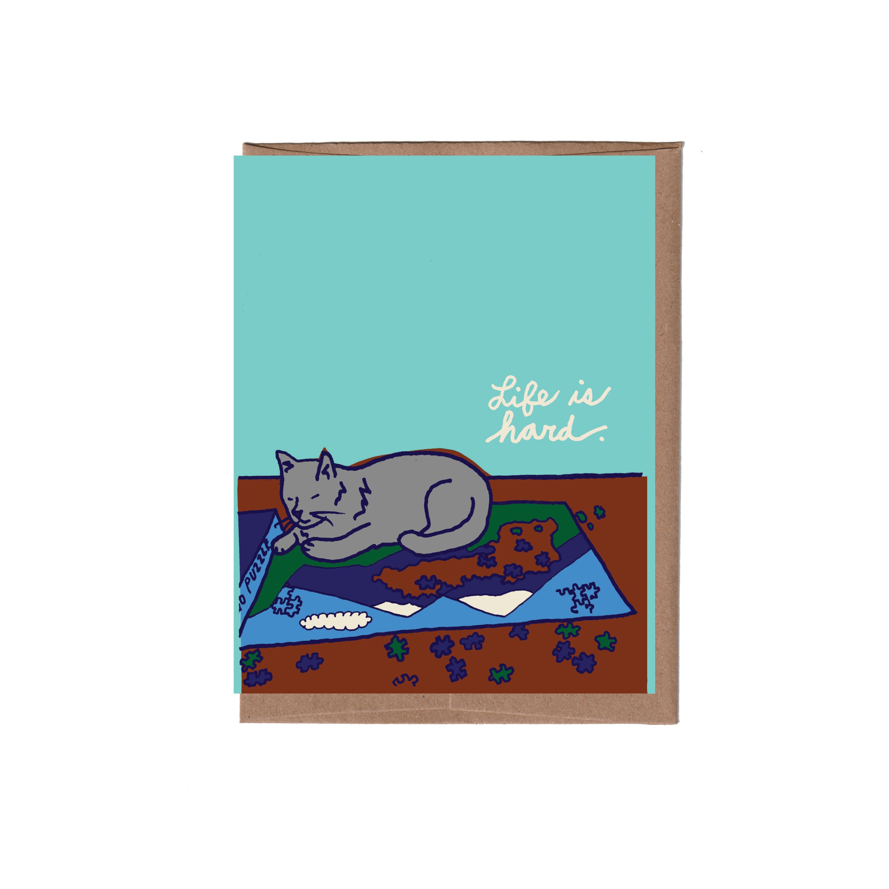 Life is Hard Card | Etsy