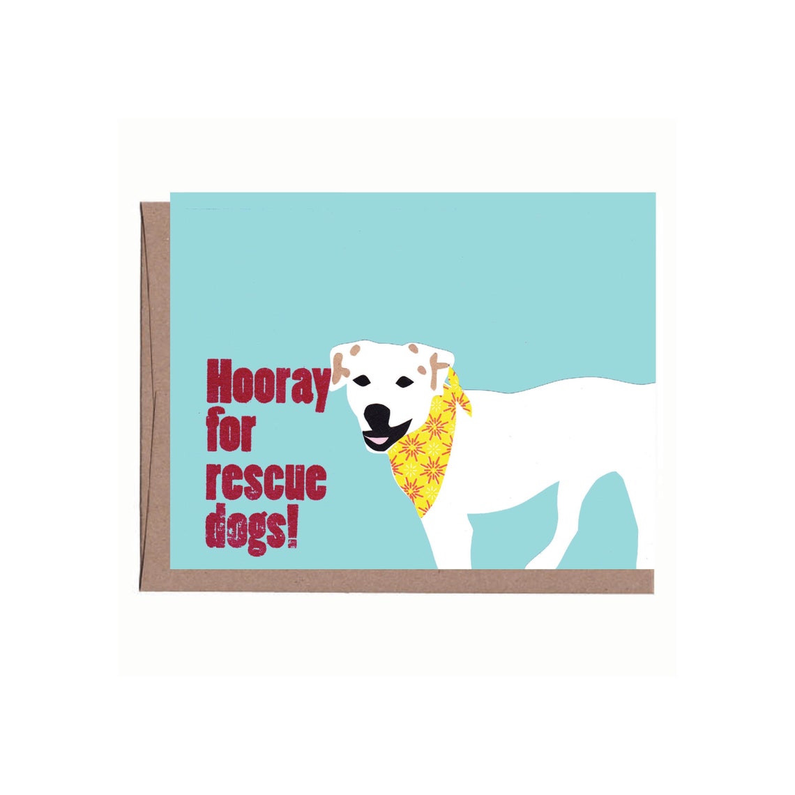 Rescue Dog Card - Etsy
