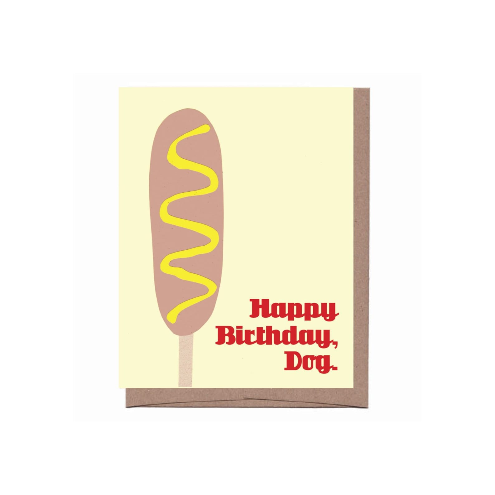 Corndog Birthday Card - Etsy