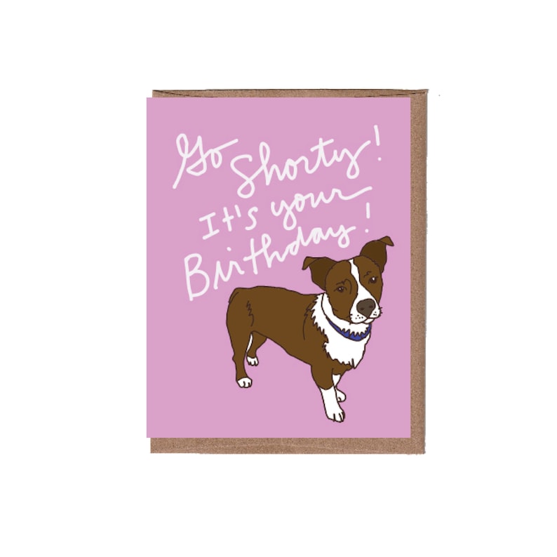 Go Shorty Birthday Card - Etsy