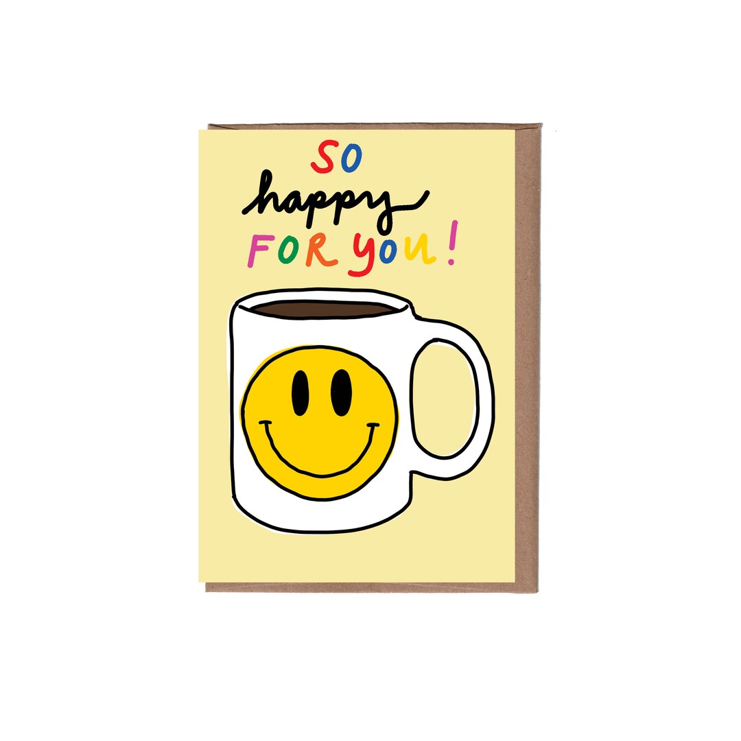 Smiley Mug Mini Note - Etsy