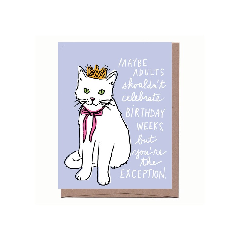 Birthday Week Card - Etsy