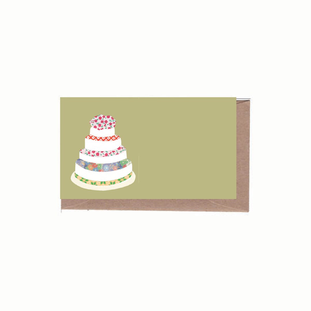 Wedding Cake Enclosure Note - Etsy