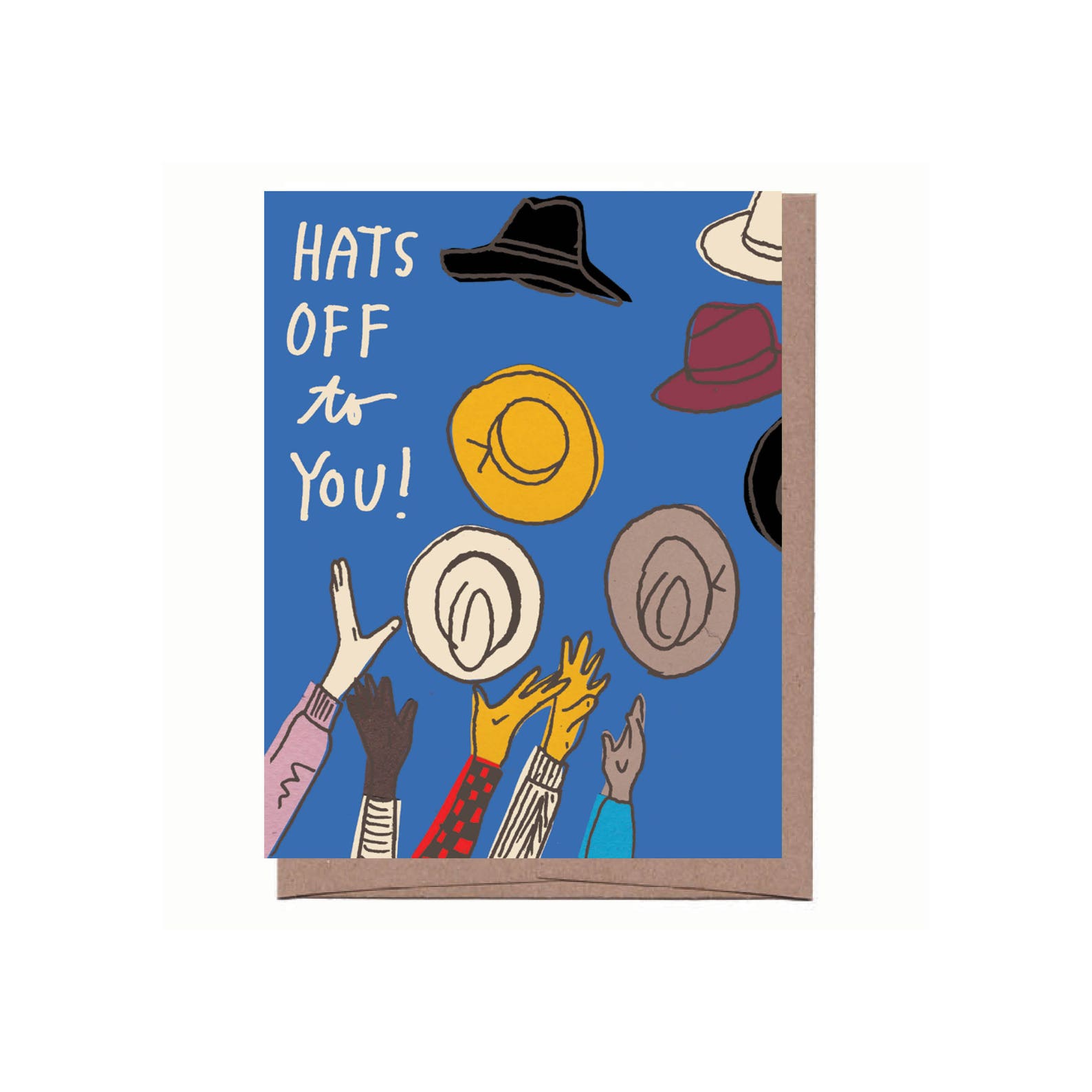 Hats off Card | Etsy