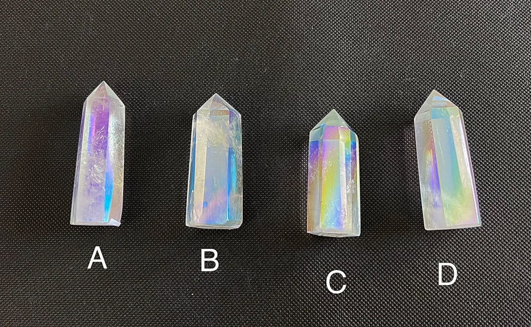 Small Angel Aura Quartz Towers - Etsy