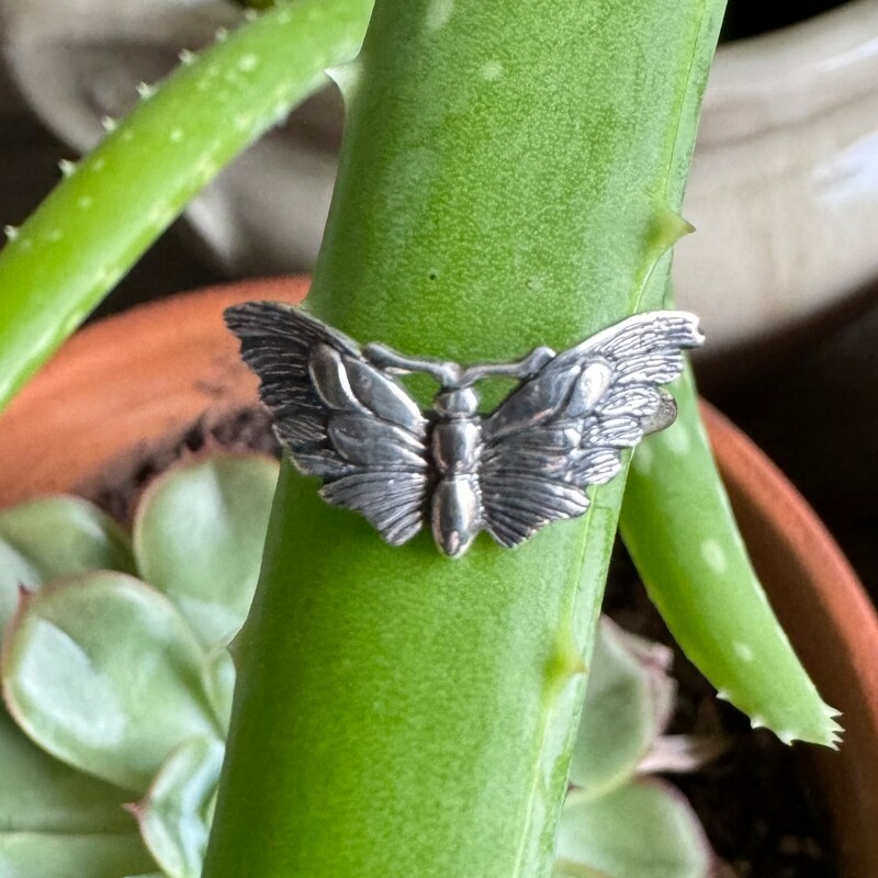 Moth Ring - Etsy