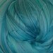 Stunning Super Soft Cyan Fusion Superfine 19 Micron Merino Top Ashland ...