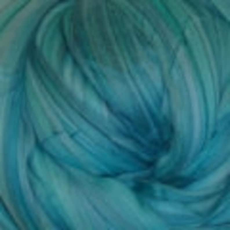 Stunning Super Soft Cyan Fusion Superfine 19 Micron Merino Top - Etsy