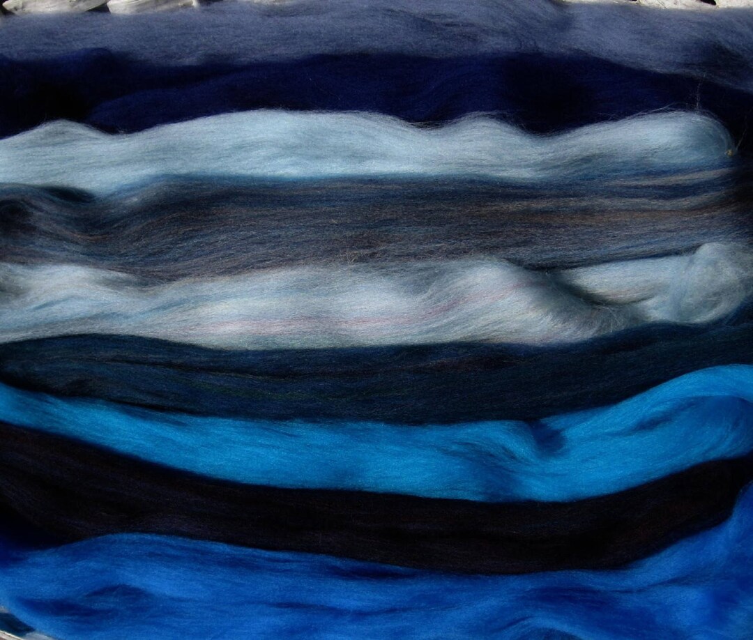 Expanded Blues 9 Shades Merino Collection SUPER FAST SHIPPING! - Etsy