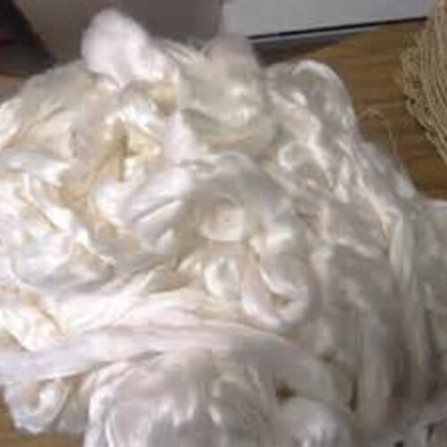 Tussah Silk Laps Sheets Undyed Silk Laps Fiber Silk for | Etsy