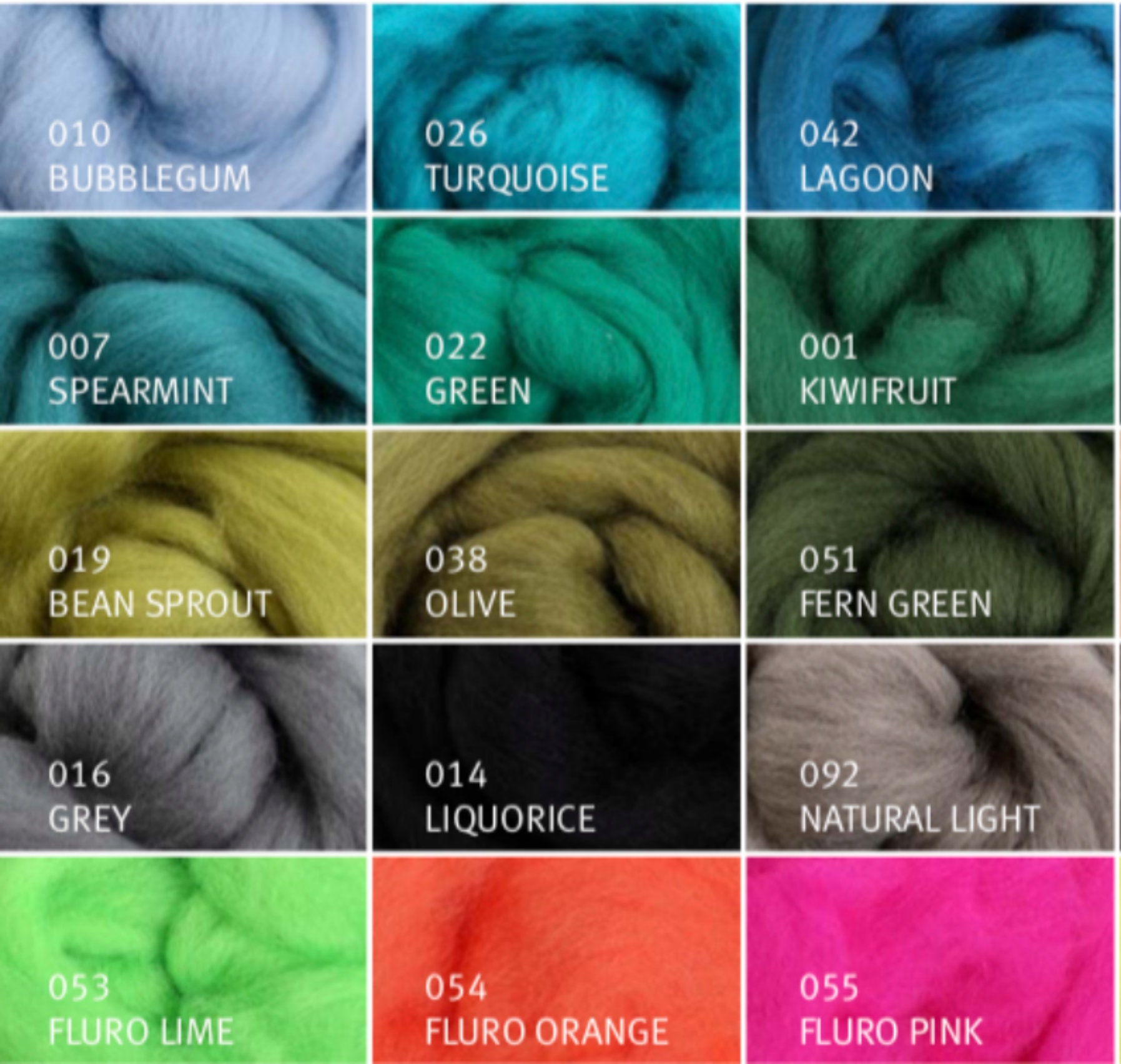 Ashford Corriedale Wool Roving Soft Gorgeous Colors Cruelty | Etsy