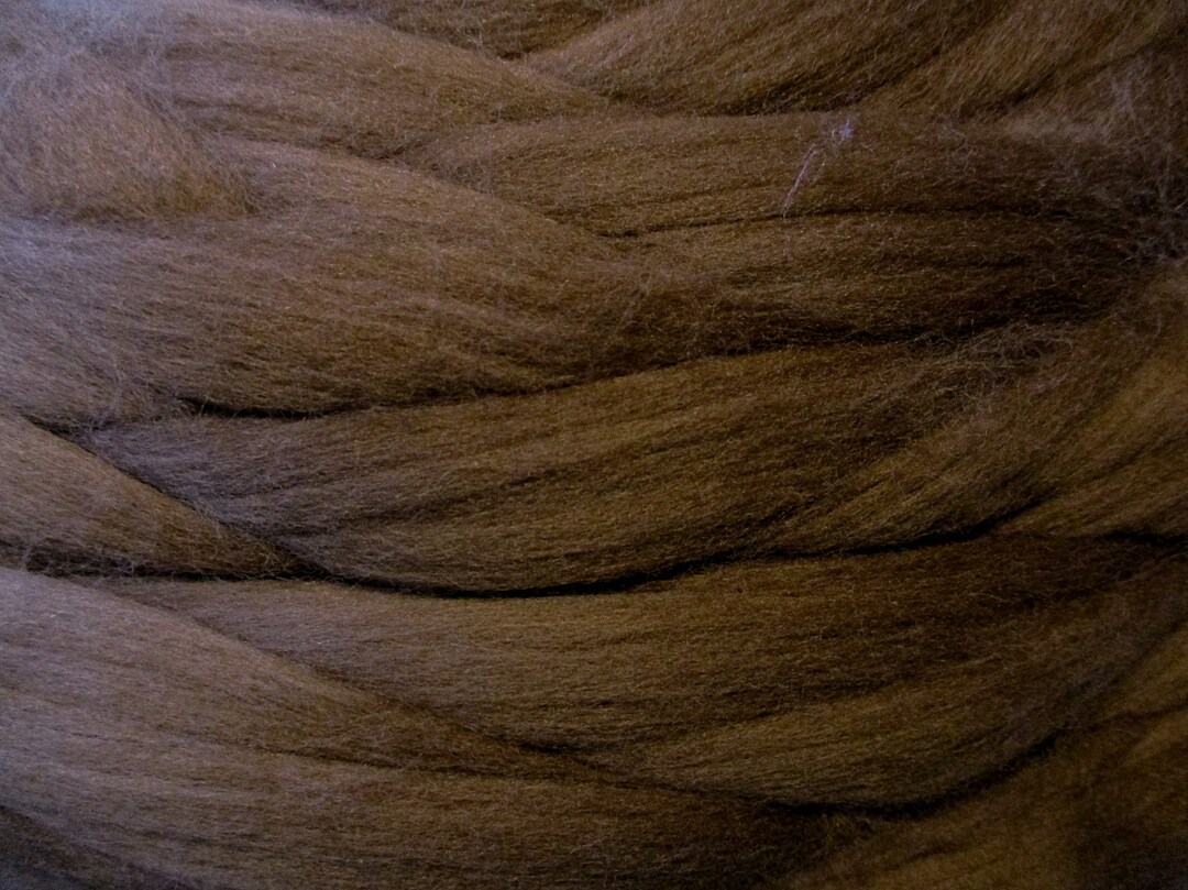 Super Soft Organic Nut Brown Fine 19 Micron Merino DHG SUPER FAST ...