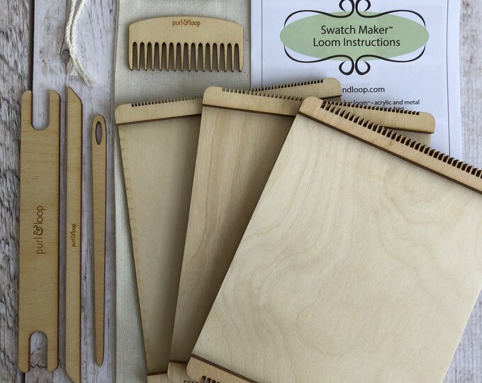 Set of 3 Looms! Swatch Maker Looms Purl & Loop Made in USA SUPERFAST ...